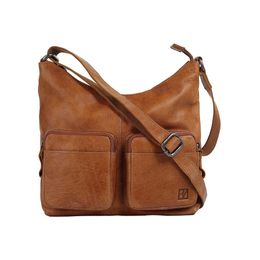 Bodenschatz Umh&auml;ngetasche echt Leder in cognac | Gr.: onesize