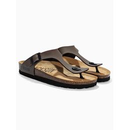 BACKSUN Zehentrenner "Singapore" in Braun - 52% | Gr&ouml;&szlig;e 37 | Damen-sandalen