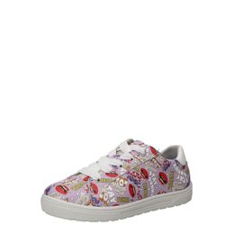 Ricosta Sneaker 'Jody' M&auml;dchen Gr&ouml;&szlig;e 37 beige / flieder / rot / wei&szlig;