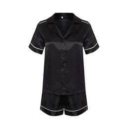 Trendyol Shorty Damen Gr&ouml;&szlig;e XS schwarz / wei&szlig; Sommerkleid