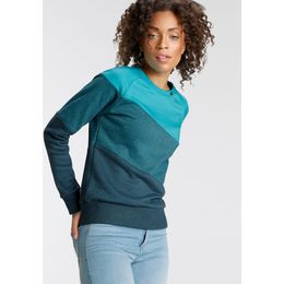 Ragwear Damen Sweater &raquo;JOHANKA BLOCK&laquo;, in multicolor Block-Streifen blau XS