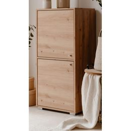 Furn.Design Kommode Eiche Artisan 46 x 97 cm, Anrichte mit wechselbarem T&uuml;ranschlag | Gr.: onesize