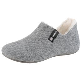VERBENAS Damen VERBENAS H&uuml;ttenschuhe &raquo;Yoi Gales&laquo; Hausschuh, Homeslipper, Schlupfschuh mit kuscheligem Warmfutter grau 35