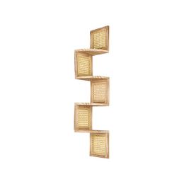 Beliani B&uuml;cherregal ALDER in Braun - (W) 19 x (H) 101 x (L) 19 cm | Gr.: onesize