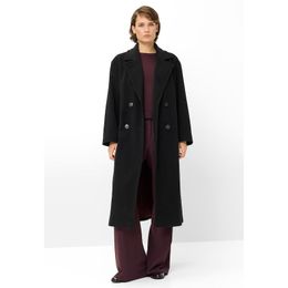 Fuchs & Schmitt Fuchs Schmitt Damen Wollmantel Regular Fit, Wollmischung, zweireihig schwarz 36