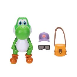 Jakks Pacific Super Mario Galaxy Movie 13 cm Figurenserie Yoshi mit Hut Sonnenbrille +Tasche | Gr.: onesize