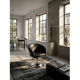 KADIMA DESIGN Design Relaxsessel SPM2.157 Loungesessel Kunstleder Cocktailsessel in Schwarz | Gr.: onesize