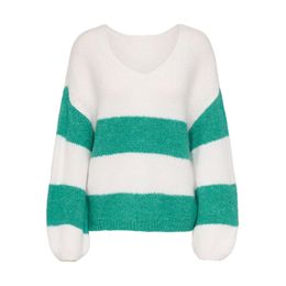 Jacqueline de Yong JDY Pullover 'JDYDinea' Damen Gr&ouml;&szlig;e M gr&uuml;n / wei&szlig;