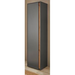 Furn.Design Schuhschrank grau matt, Eiche Wotan 50x200 cm, Graderobenschrank 10 F&auml;cher | Gr.: onesize