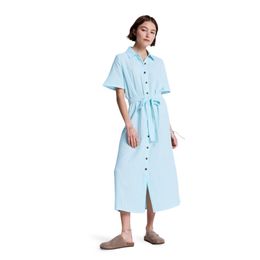 Roxy Blusenkleid 'Island Escape' Damen Gr&ouml;&szlig;e 36 hellblau / wei&szlig; Sommerkleid
