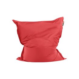 Beliani Sitzsackbezug FUZZY in Rot - (W) 180 x (L) 140 cm | Gr.: onesize