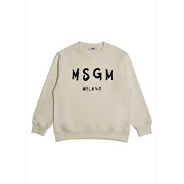 MSGM Sweatshirt Jungen Gr&ouml;&szlig;e 140 creme