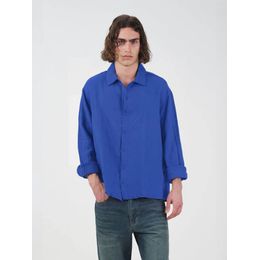 Giesto Button Up Shirt male size S Cobalt blue