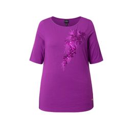Ulla Popken T-Shirt Damen Gr&ouml;&szlig;e M/L schwarz