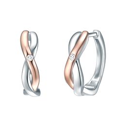Lulu & Jane Lulu & Jane Ohrringe Damen Gr&ouml;&szlig;e One Size rosegold / silber / wei&szlig;