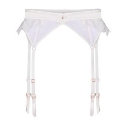 Hunkem&ouml;ller Hunkem&ouml;ller Strumpfhalter 'Millie' Damen Gr&ouml;&szlig;e L wei&szlig;