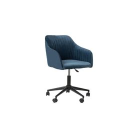 Beliani B&uuml;rostuhl VENICE in Blau/Schwarz - (W) 64 x (H) 89 x (L) 45 cm | Gr.: onesize