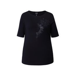 Ulla Popken T-Shirt Damen Gr&ouml;&szlig;e M/L schwarz