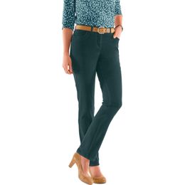 CR&Eacute;ATION L Damen Cordhose in Stretch-Qualit&auml;t petrol Gr&ouml;&szlig;e 19