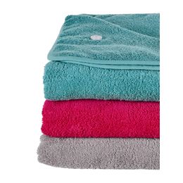 w&auml;schepur unisex Bade-Poncho steingrau Gr&ouml;&szlig;e L/XL