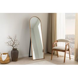 Riess Ambiente Nordischer Standspiegel PORTRAIT 165cm natur in Eichenholz-Design Riess-Ambiente