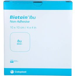 ToRa Pharma Biatain Ibu Schaumverband 10x10 cm nicht haftend 5 St