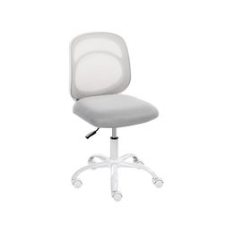 Beliani B&uuml;rostuhl BLISSFUL in Grau/Wei&szlig; - (W) 52 x (H) 84 x (L) 52 cm | Gr.: onesize