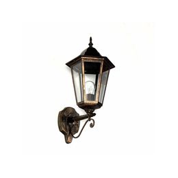 Licht-Erlebnisse Au&szlig;en Wandlampe (B)20.3 x (H)50.5 cm in Schwarz Kupfer | Gr.: onesize
