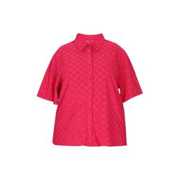 Swirly Women Plus Size Blouse in Pink | Gr.: XL