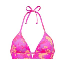 Venice Beach Bikinitop Damen Gr&ouml;&szlig;e 65 neongelb / flieder / orange