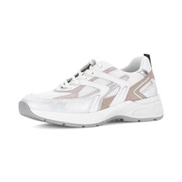 Gabor Sneaker Damen Gr&ouml;&szlig;e 35 beige / silber / wei&szlig; Sommerschuhe