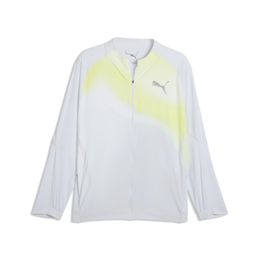 Puma Athletic Jacket 'Lightspeed Ultraweave' male size XS Neon green / Off white