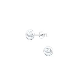 Alexander York Ohrringe, Ohrstecker SMILEY in 925 Sterling Silber, 2-tlg. | Gr.: onesize