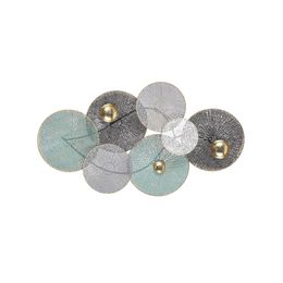 Beliani Wandobjekt POLONIUM in Bunt/Schwarz/Gold - (W) 91 x (H) 49 x (L) 4 cm Horizontal | Gr.: onesize