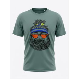 Karlskopf Shirt 'TENNISSPIELER' Herren Gr&ouml;&szlig;e XXXL gr&uuml;n