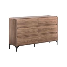 Beliani Kommode COWELL in Braun - (W) 140 x (H) 85 x (L) 40 cm | Gr.: onesize