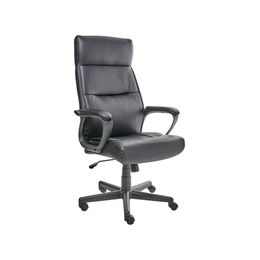 Beliani Chefsessel GURU in Schwarz - (W) 65 x (H) 114 x (L) 73 cm | Gr.: onesize