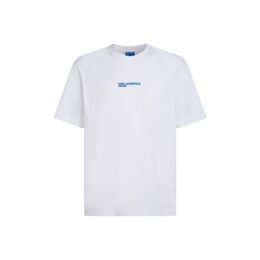 KARL LAGERFELD JEANS T-Shirt Herren Gr&ouml;&szlig;e XXL azur / wei&szlig;
