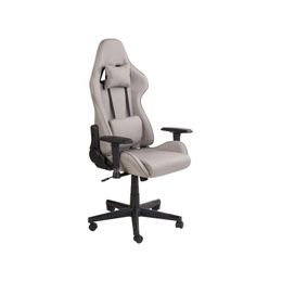 Beliani Gaming Stuhl WARRIOR in Beige/Schwarz - (W) 62 x (H) 122 x (L) 62 cm | Gr.: onesize