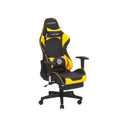 Beliani Gaming Stuhl VICTORY in Schwarz/Gelb - (W) 55 x (H) 124 x (L) 60 cm | Gr.: onesize