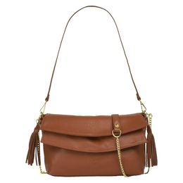 Samantha Look Umh&auml;ngetasche echt Leder in cognac | Gr.: onesize
