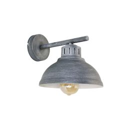 Licht-Erlebnisse Wandlampe (B)21 x (H)21 cm in Grau-Patina | Gr.: onesize