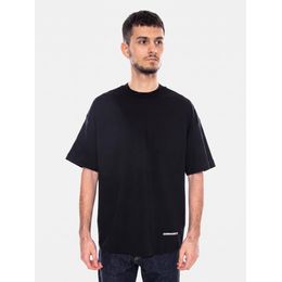 Carhartt Work In Progress Carhartt Wip Shirt 'S/S Link Script T-Shirt Black / White' Herren Gr&ouml;&szlig;e M schwarz