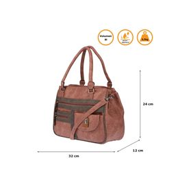 Christian Wippermann Handbag 'Gro&szlig;e Damen Tasche Umh&auml;ngetasche Schultertasche' female size One size Pink