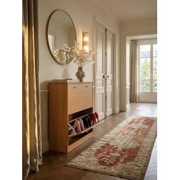 KADIMA DESIGN Schuhkipper KIEL matt 2 F&auml;cher 75 x 87 x 24 cm in Buche | Gr.: onesize