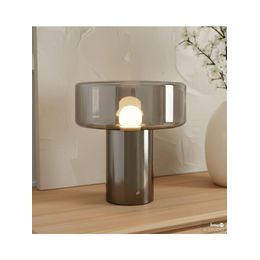 home24 Akku-Tischleuchte LASSI in Grau | Gr.: onesize