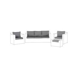 Beliani Kissenbezug ROMA in Grau - (W) 56 x (H) 10 x (L) 38 cm | Gr.: onesize