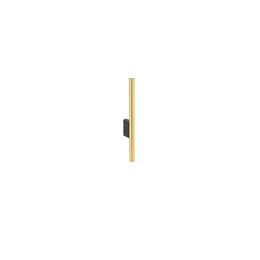 Licht-Erlebnisse Wandlampe EEK E (B)2.5 x (H)40 cm in Schwarz Messing | Gr.: onesize