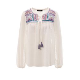 Aniston Casual Bluse Damen Gr&ouml;&szlig;e XS/S petrol / lavendel / pink / wollwei&szlig;