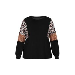NAEMI Women Plus Size Blouse in Black | Gr.: 3XL